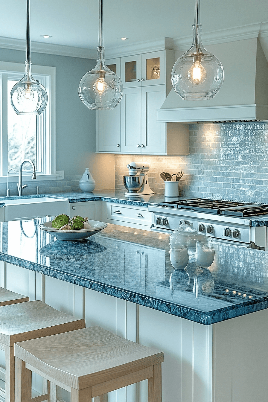 29 Recycled Glass Countertops to Inspire a Bright and Conscious Kitchen ...