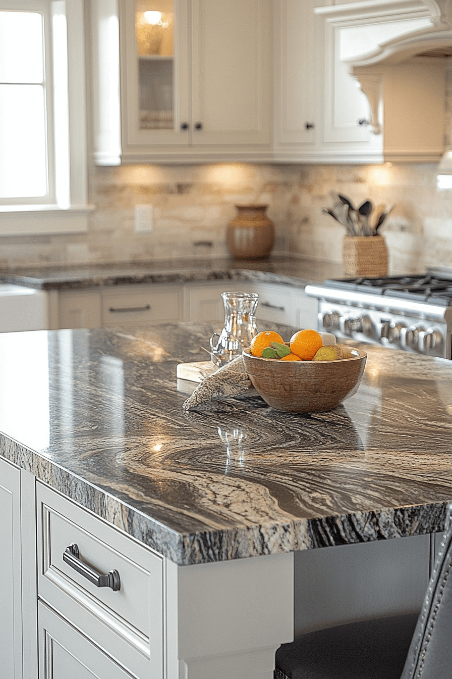 29 Brown Granite Countertops That Glow With Organic Beauty and Style ...