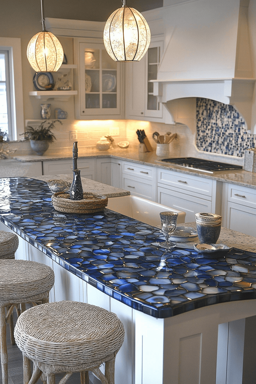 29 Recycled Glass Countertops to Inspire a Bright and Conscious Kitchen ...