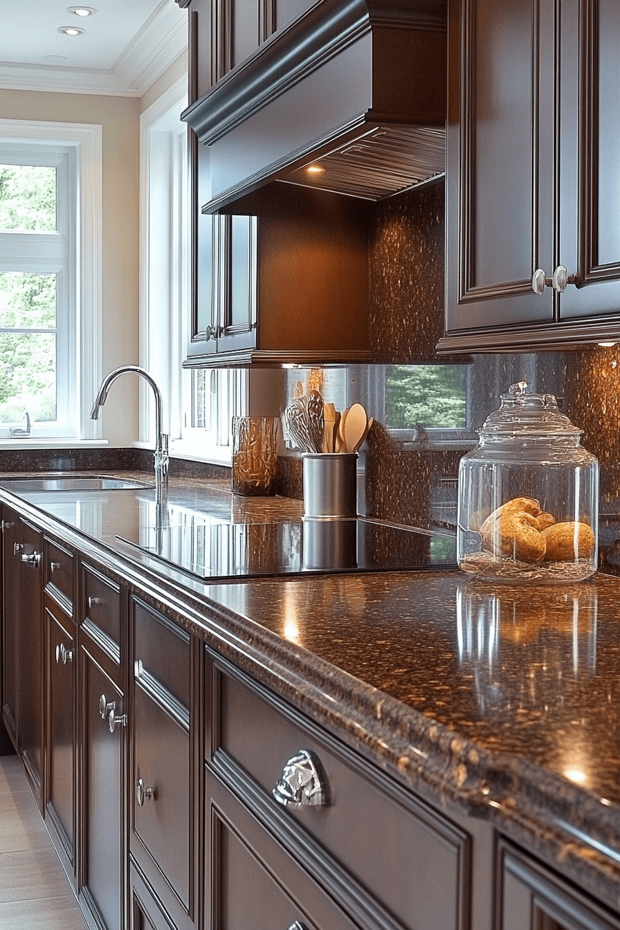 29 Brown Granite Countertops That Glow With Organic Beauty and Style ...