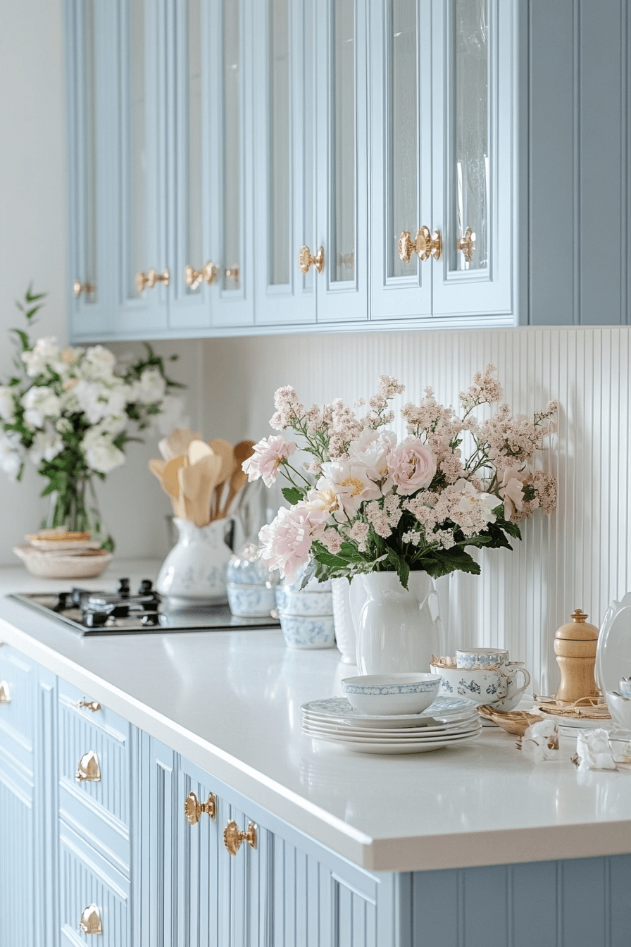 29 Fluted Glass Kitchen Cabinets That Combine Functionality and Style ...