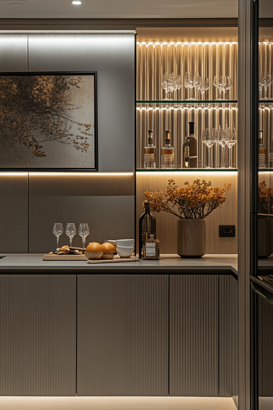 29 Fluted Glass Kitchen Cabinets That Combine Functionality and Style ...