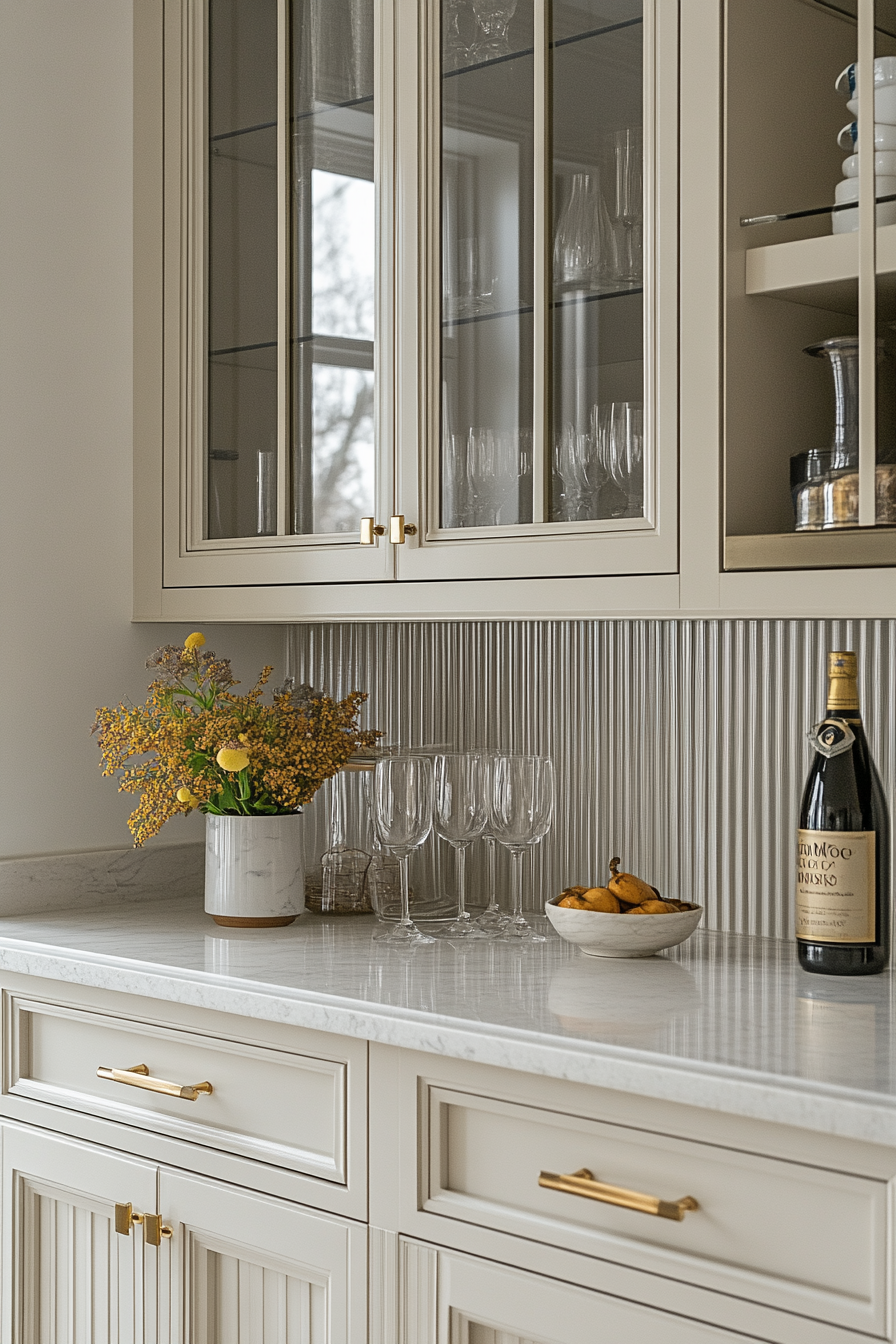 29 Fluted Glass Kitchen Cabinets That Combine Functionality and Style ...