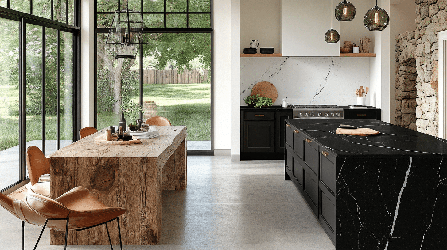 29 Black Quartz Countertops That Blend Bold Design With Timeless Appeal ...