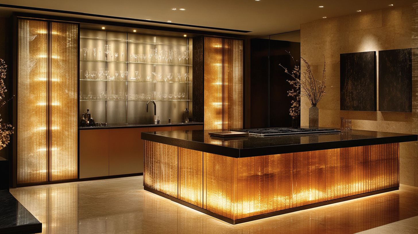 29 Fluted Glass Kitchen Cabinets That Combine Functionality and Style ...