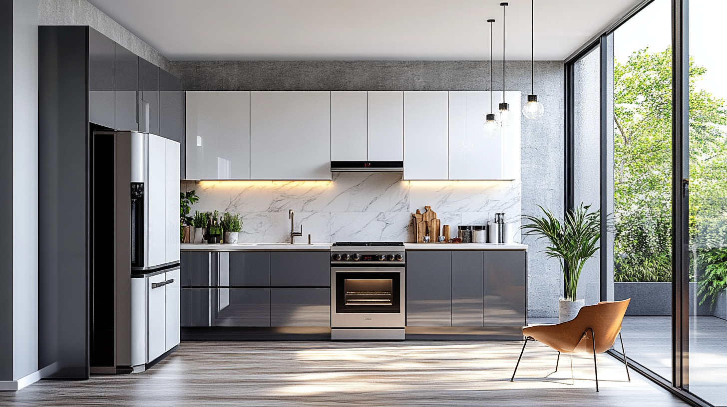 29 Grey and White Kitchen Cabinets That Illuminate Your Space With ...