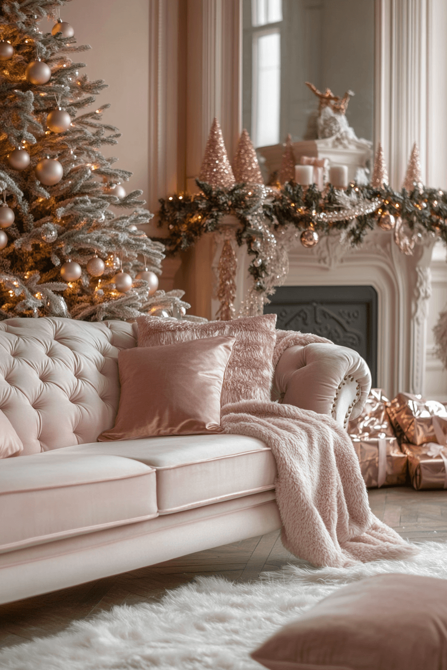 29 Rose Gold Christmas Decor Ideas For A Stunning Modern Holiday Glow ...