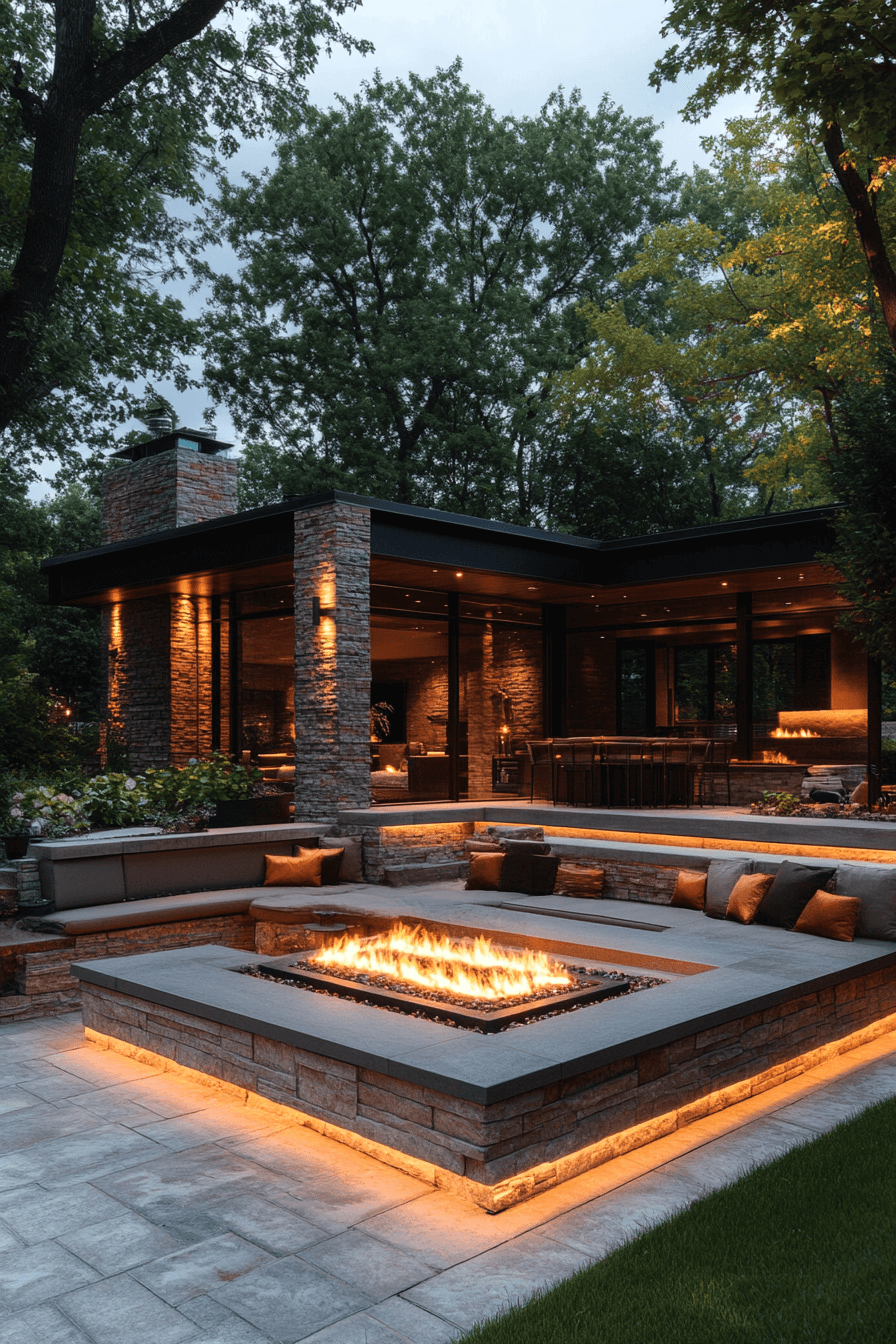 29 Backyard Fire Pit Ideas Lounge Areas That Bring Warm Happy Nights ...