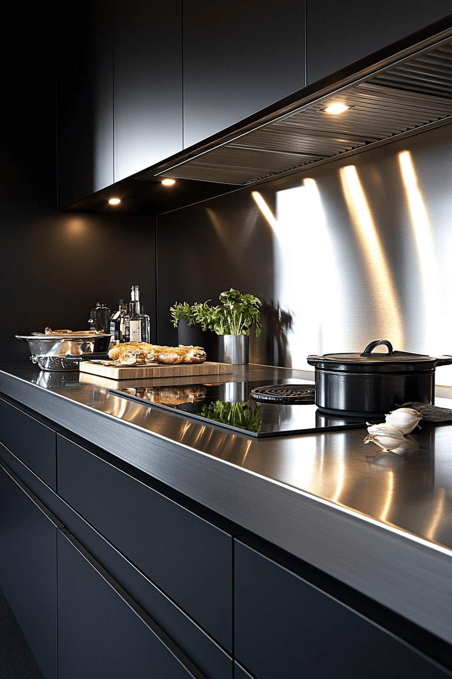 29 Stainless Steel Kitchen Countertops to Add Shine and Strength to ...