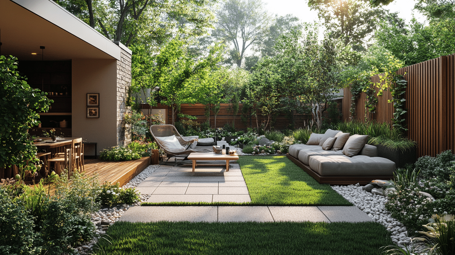 29 Backyard Layout Ideas That Add Fresh Energy And Cheer - My Elegant Home