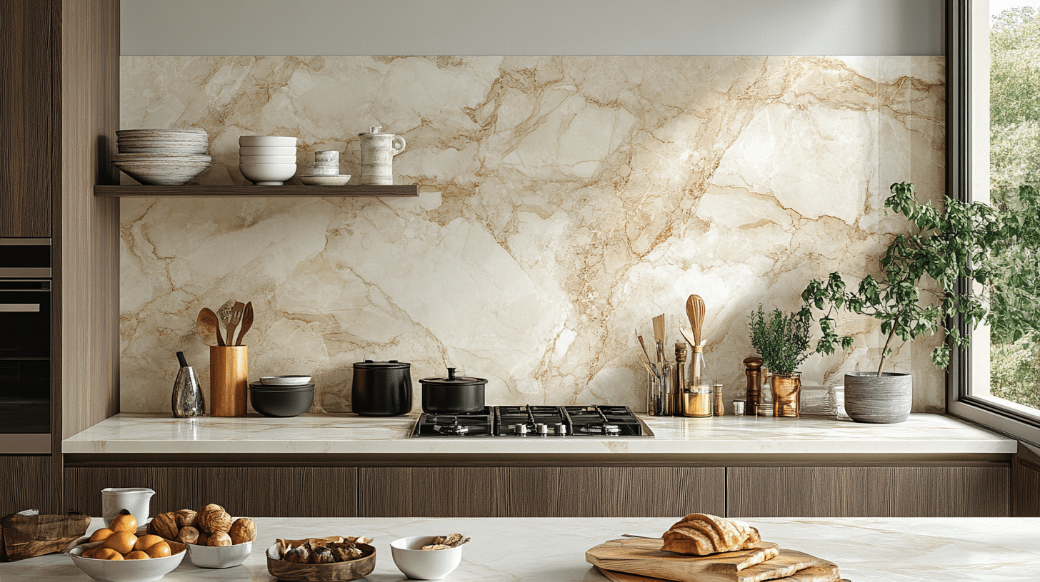 29 Marble Backsplash Designs That Bring Soft Luxury and Lasting Style ...