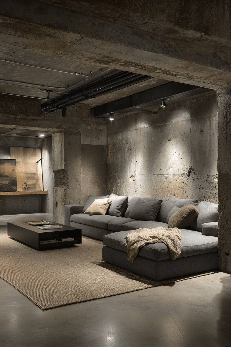 29 Unfinished Basement Ideas That Unlock Hidden Potential - My Elegant Home