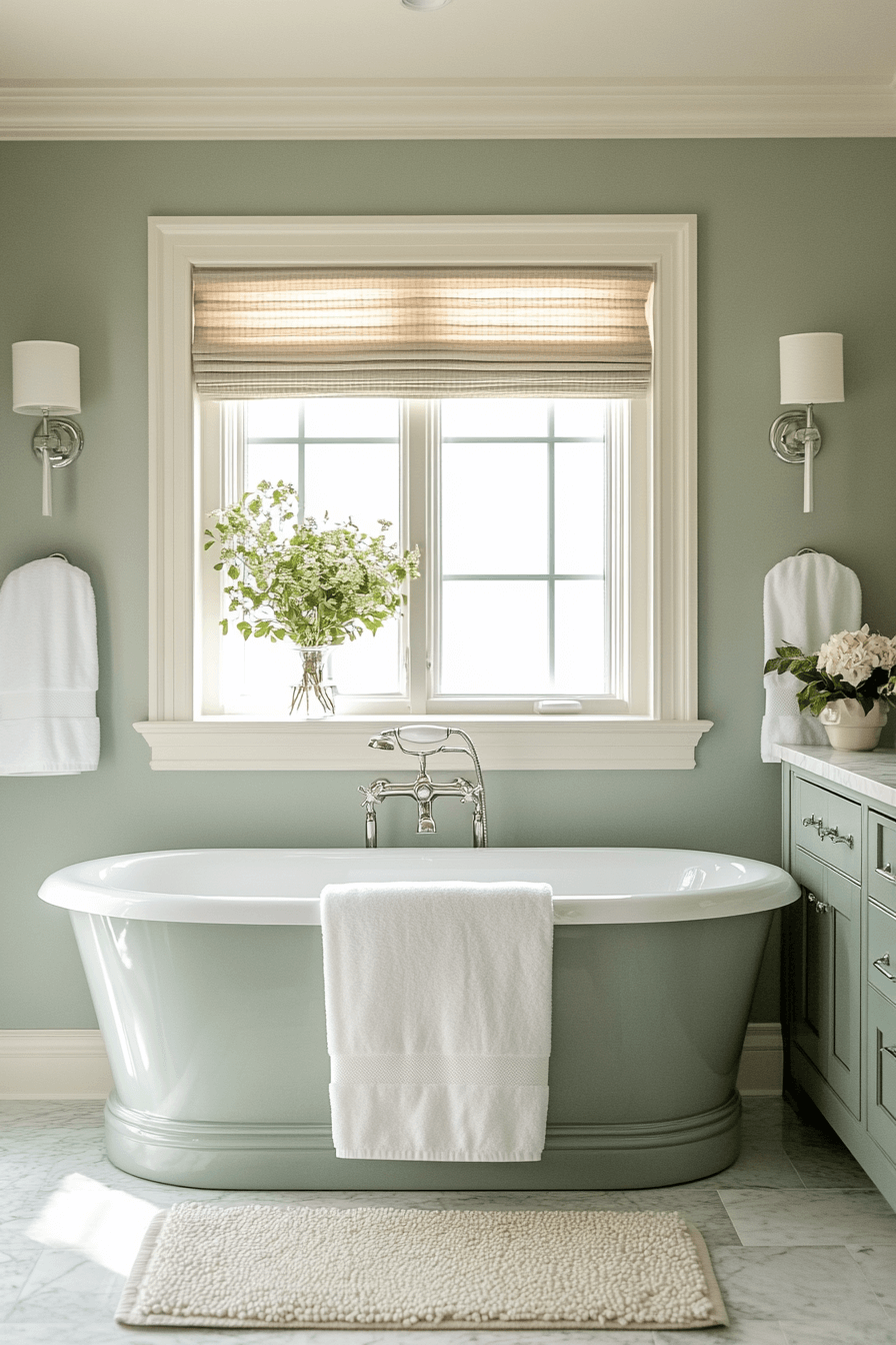 29 Sage Green Bathroom Ideas for a Soft Spa Inspired Space - My Elegant ...