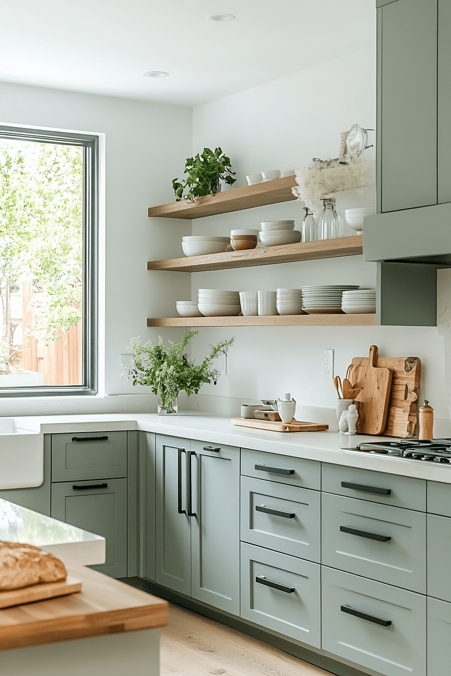 29 Sage Green Kitchen Cabinets That Brighten Everyday Living - My ...