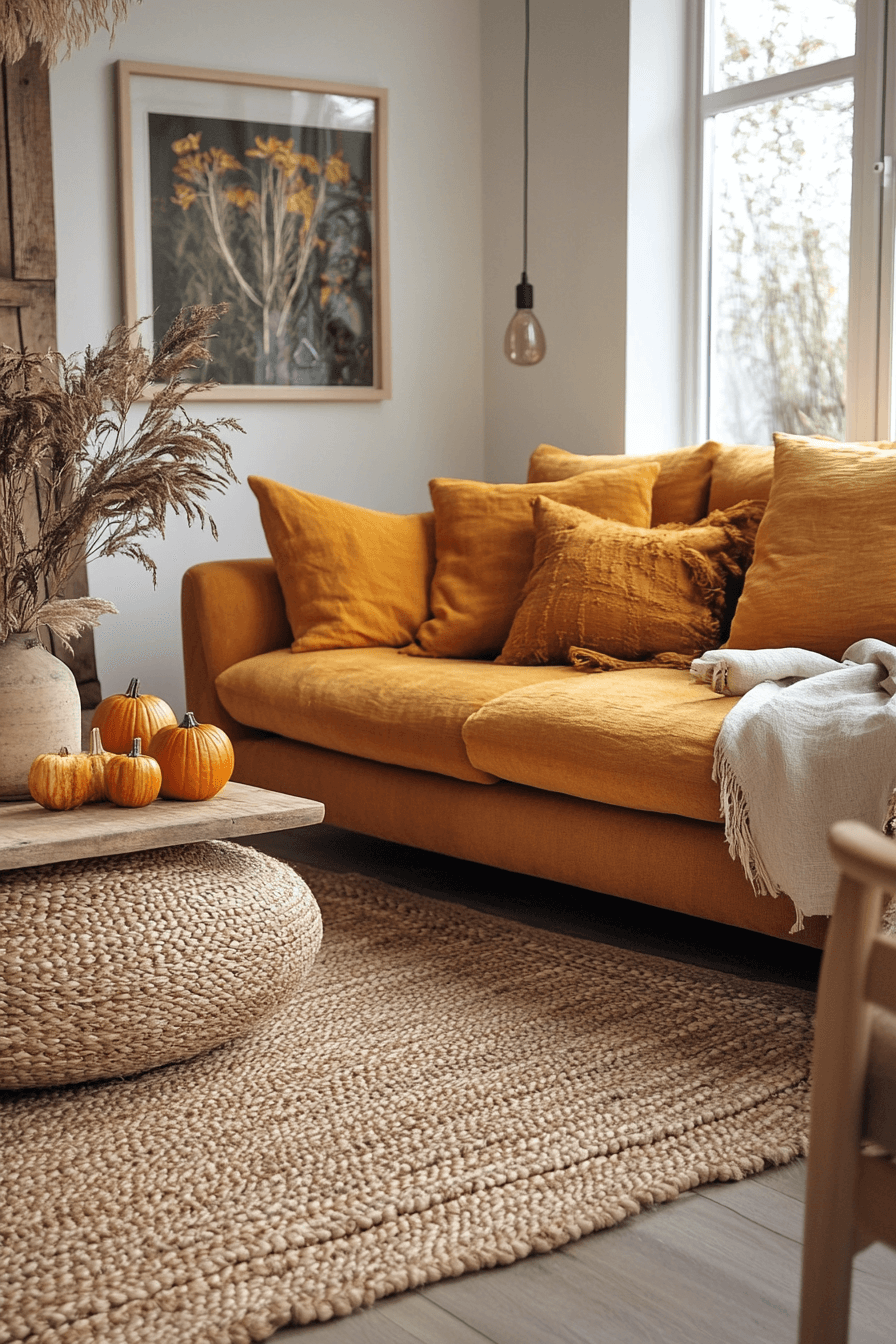 29 Fall Living Room Decor Ideas That Bring Autumn Indoors - My Elegant Home