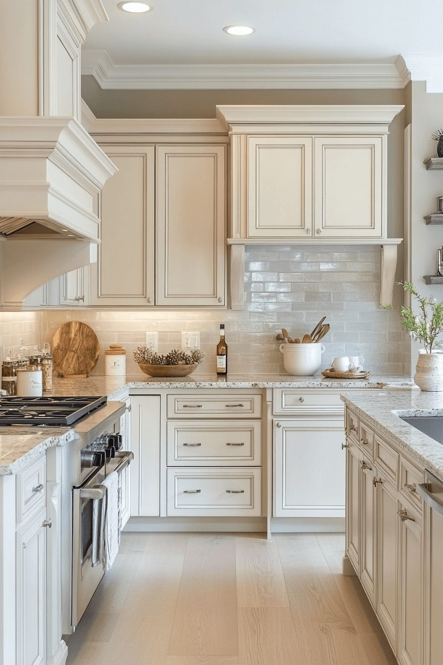 29 Antique White Kitchen Cabinets That Feel Polished and Cheerful - My ...