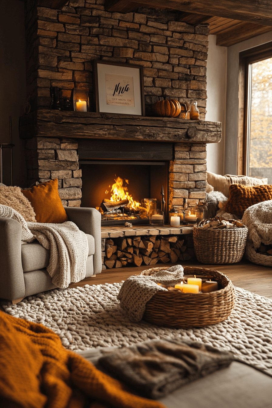 29 Fall Living Room Decor Ideas That Bring Autumn Indoors - My Elegant Home