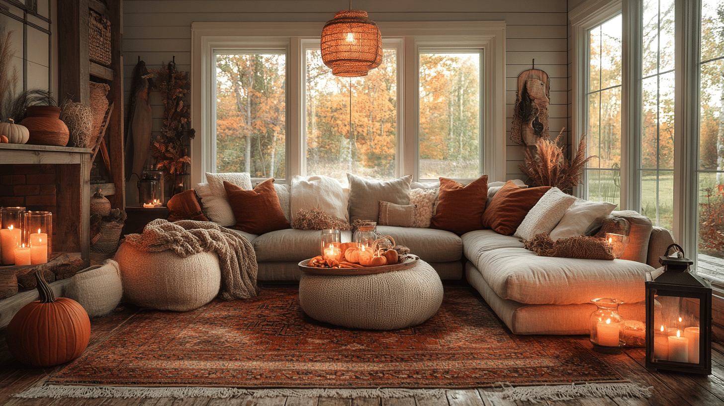 29 Fall Living Room Decor Ideas That Bring Autumn Indoors - My Elegant Home