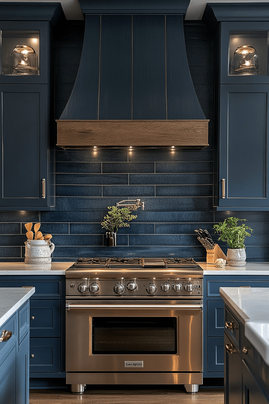 29 Blue Backsplash Kitchen Ideas That Make a Bold and Beautiful ...