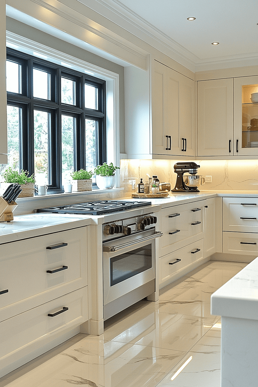29 Alabaster Kitchen Cabinets That Make Kitchens Feel Instantly ...
