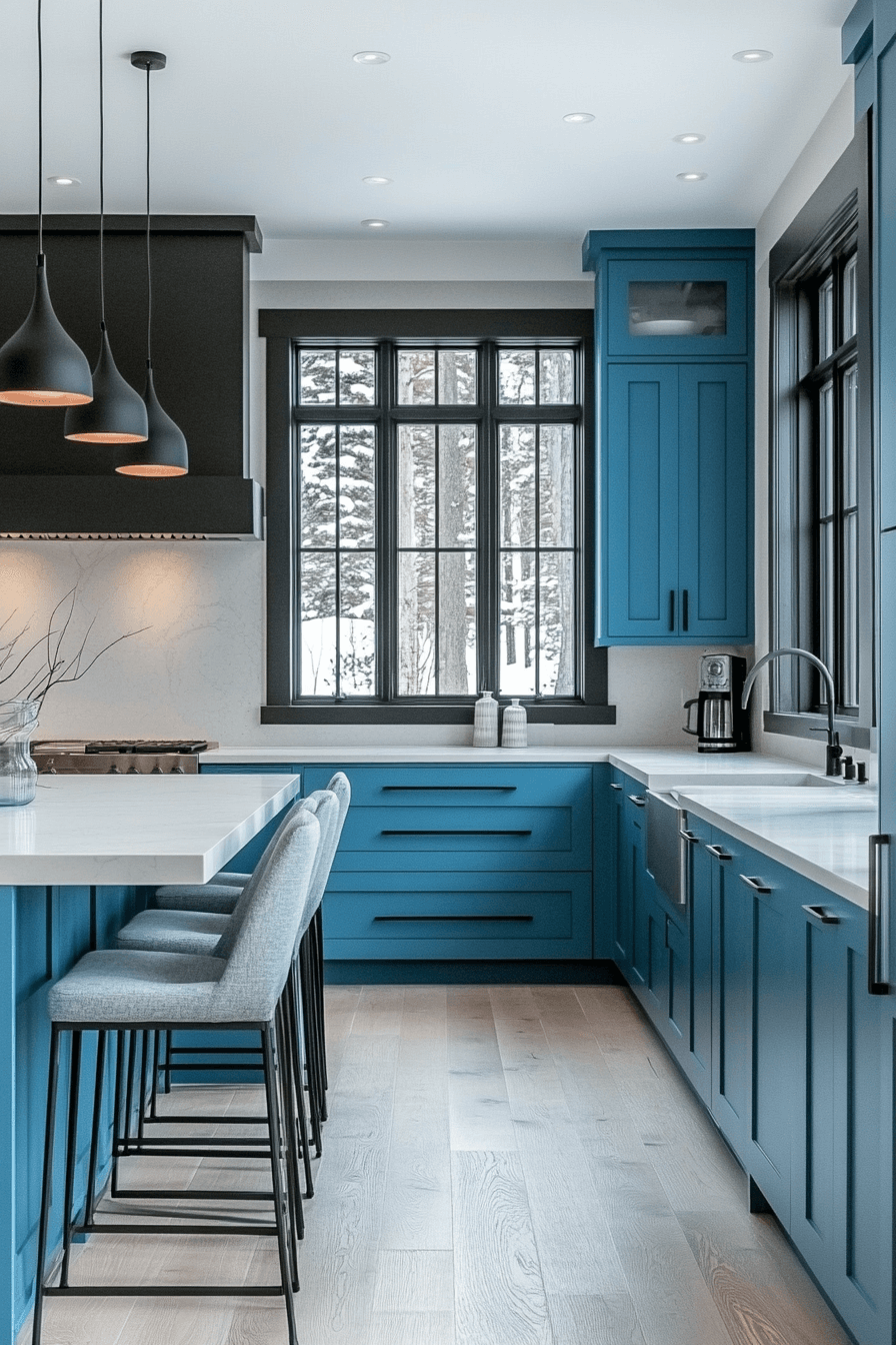 29 Turquoise Kitchen Cabinets That Make Everyday Kitchens Smile - My ...