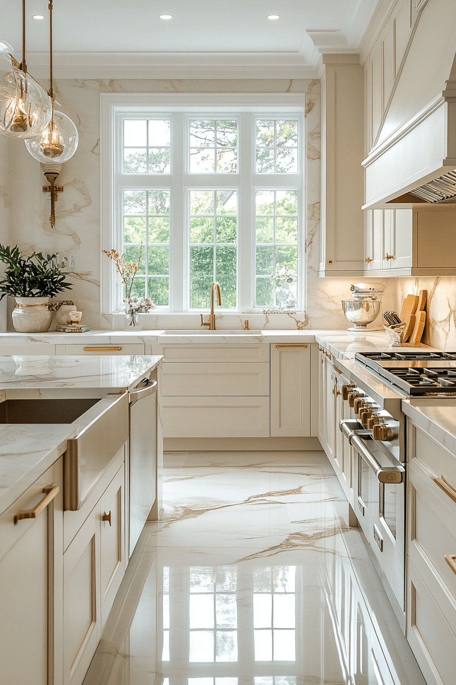29 Alabaster Kitchen Cabinets That Make Kitchens Feel Instantly ...