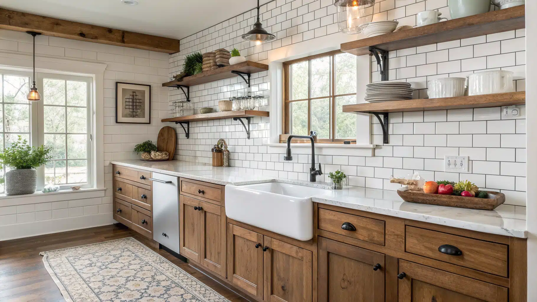 29 Farmhouse Kitchen Backsplash Ideas That Feel Like a Warm Embrace ...