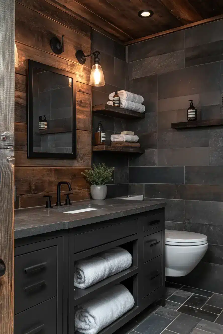 29 Rustic Bathroom Ideas That Blend Reclaimed Wood With Clean Lines ...